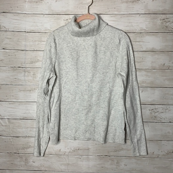 a new day | Tops | A New Day Gray Ribbed Cowl Neck Turtle Neck | Poshmark